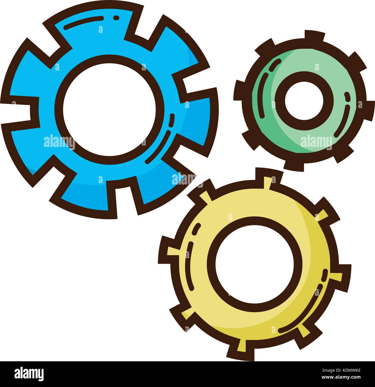 color gear industry engineering process Stock Vector Image & Art - Alamy