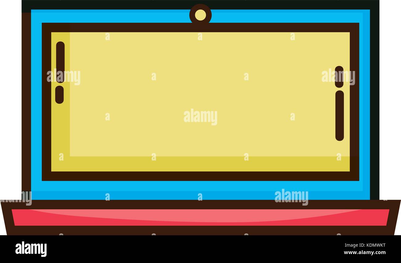 color laptop screen electronic technology Stock Vector Image & Art - Alamy