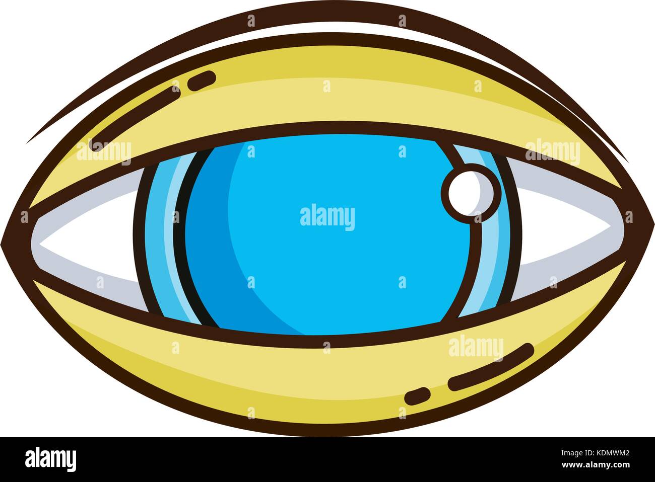 human eye to optical vision icon Stock Vector Image & Art - Alamy