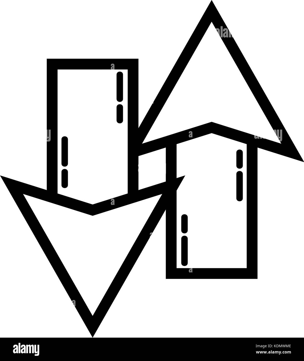 Arrows loading icon Black and White Stock Photos & Images - Alamy