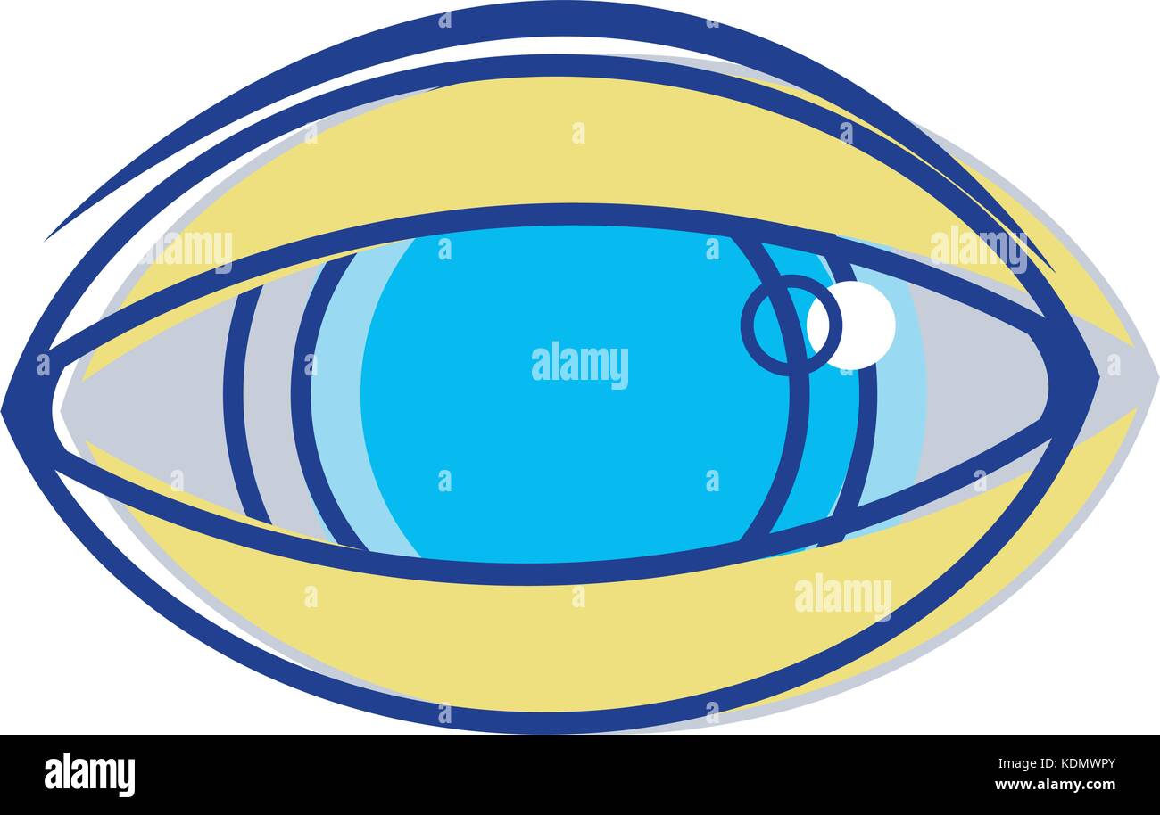 human eye to optical vision icon Stock Vector Image & Art - Alamy