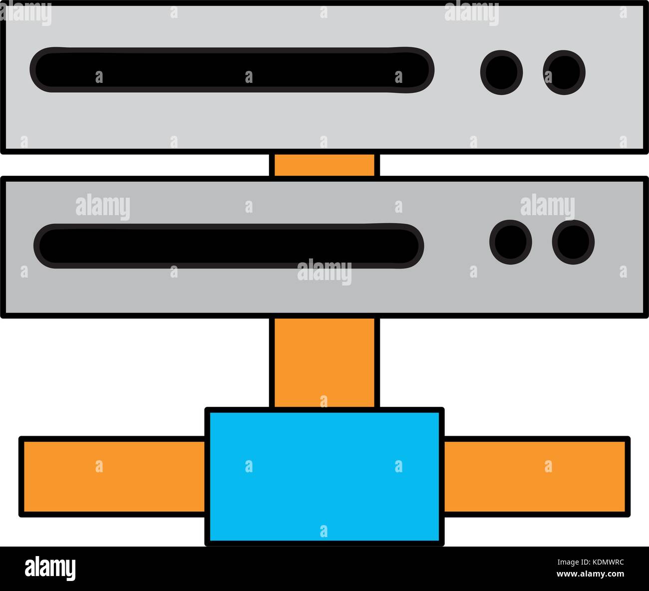 data network swich uplink trunk Stock Vector Image & Art - Alamy