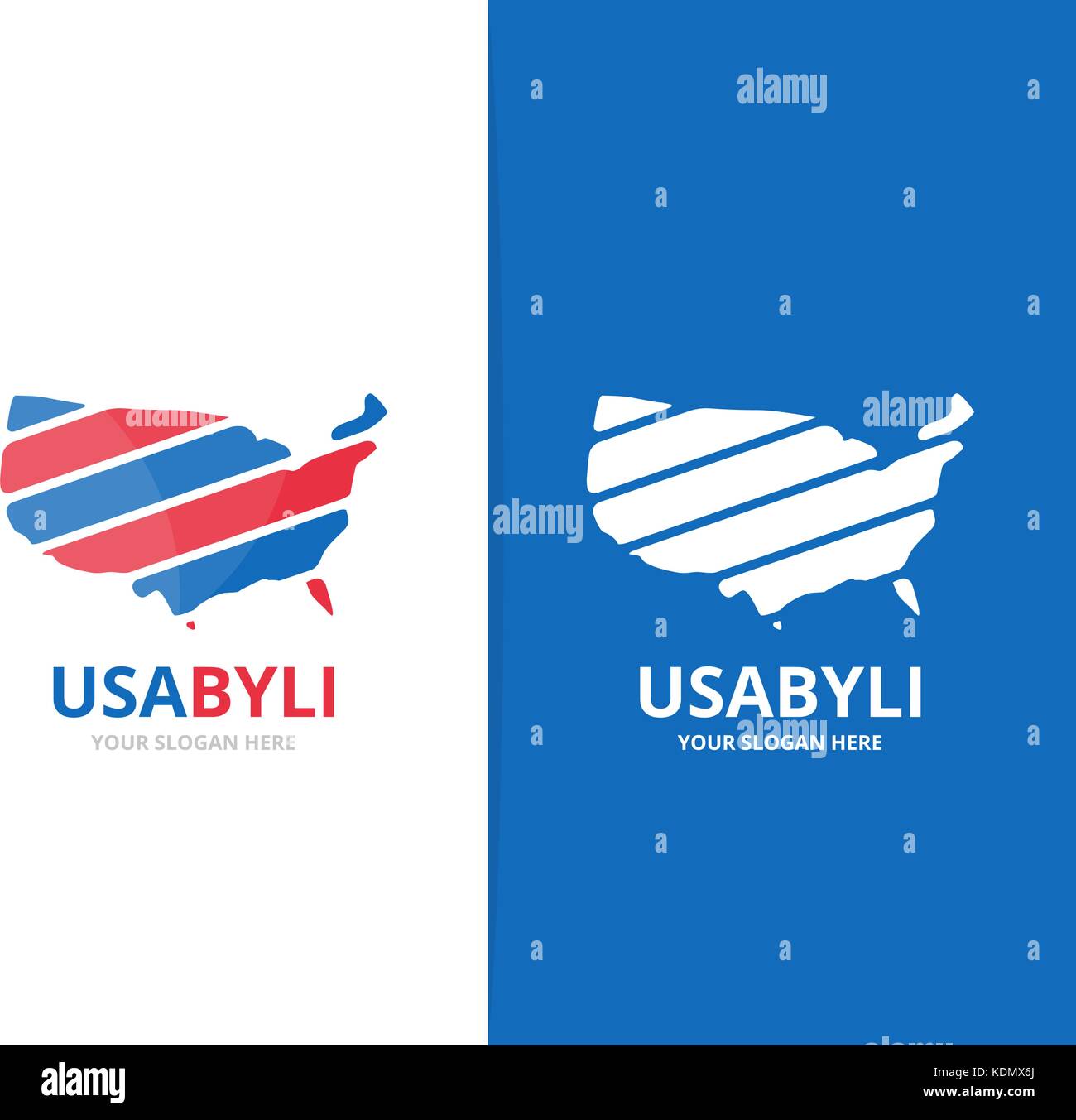 Vector of usa logo combination. America and country symbol or icon ...