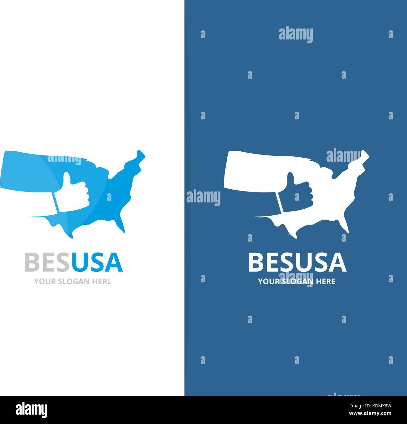 Vector of usa and like logo combination. America and best symbol or ...