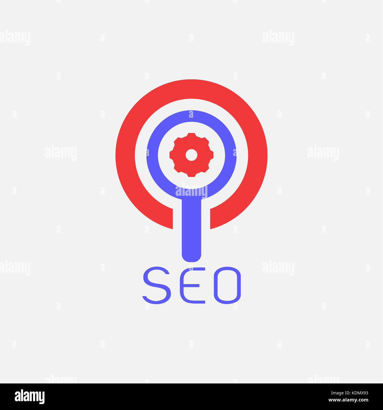SEO logo design symbol vector Stock Photo - Alamy