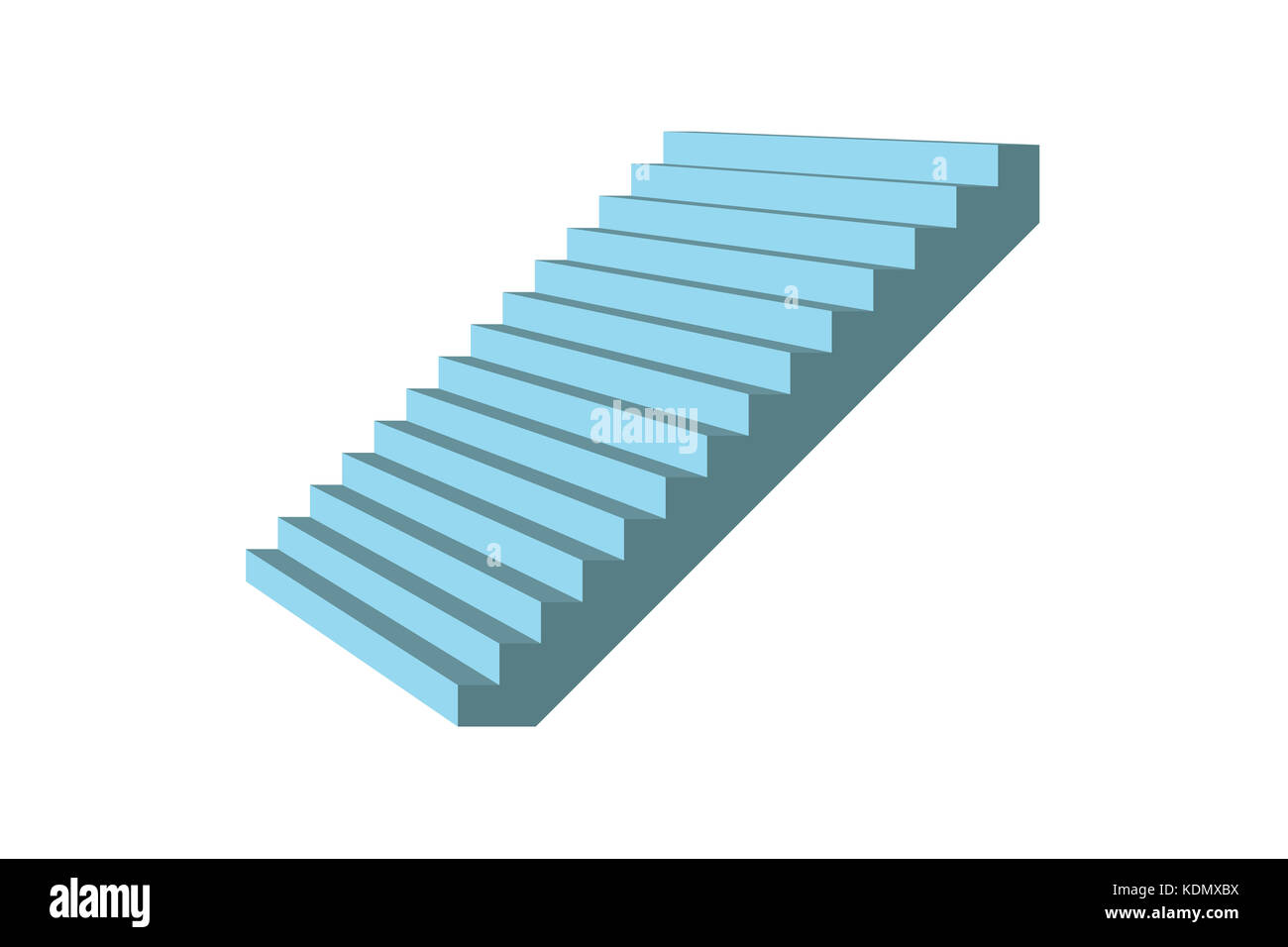 Stairs on white background , vector Stock Photo - Alamy