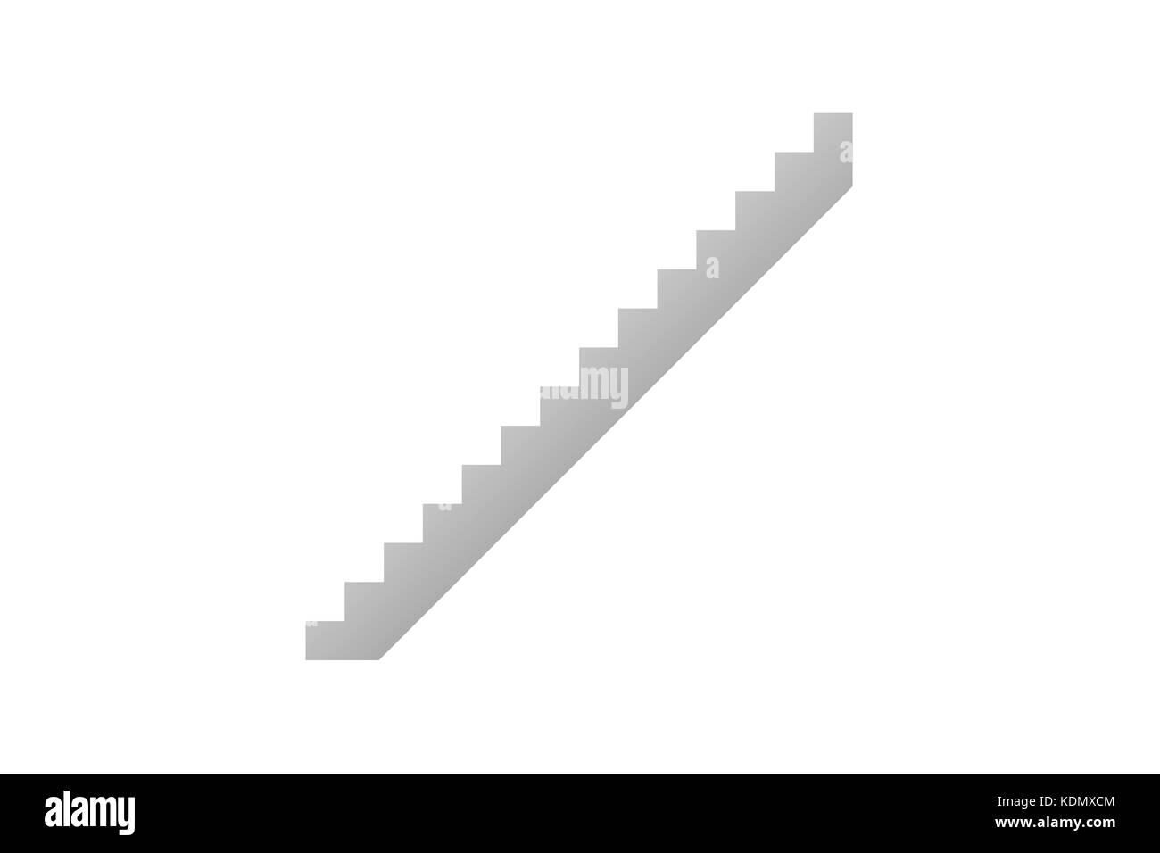 Stairs on white background , vector Stock Photo - Alamy