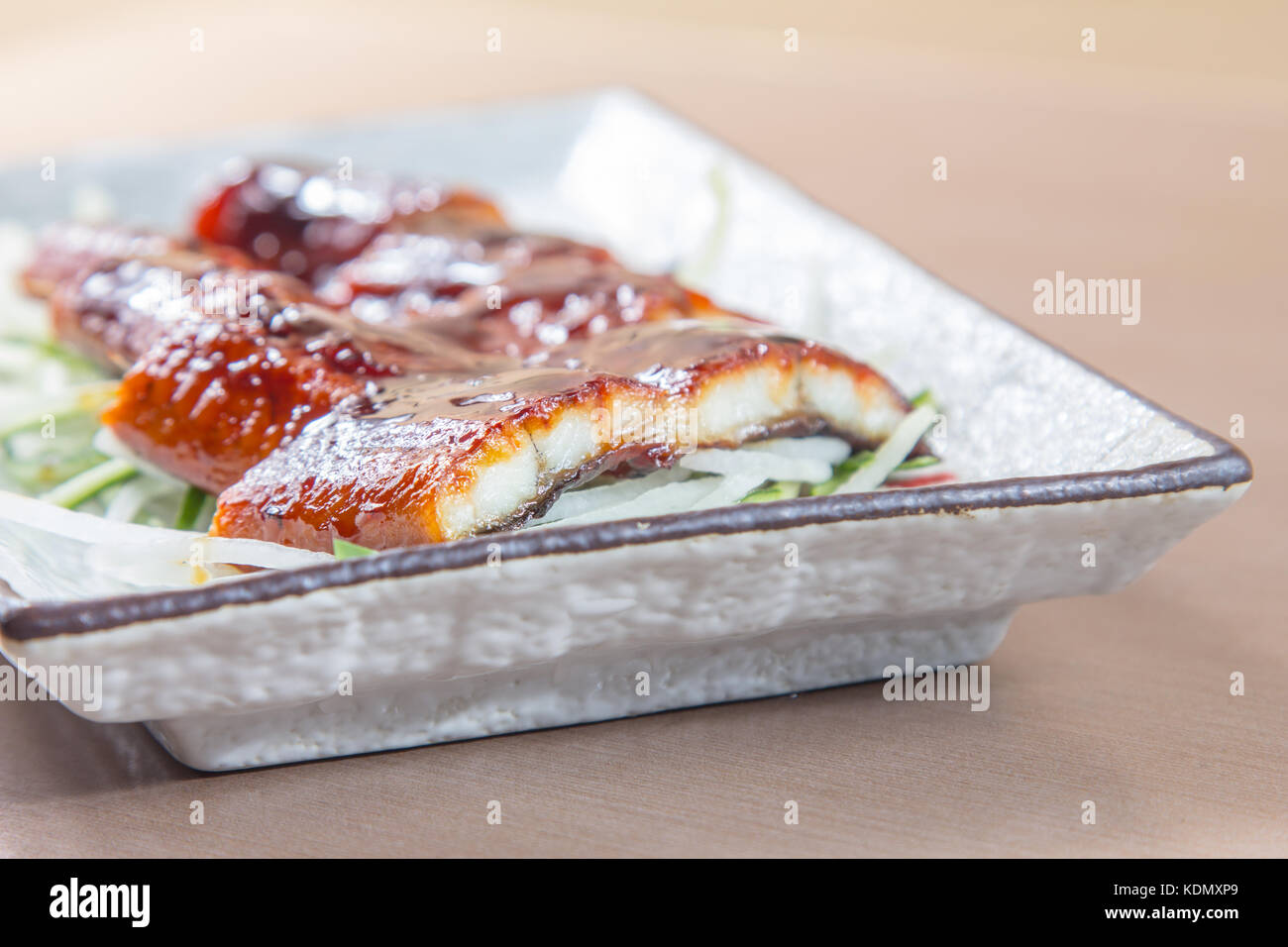 grilled eel cuisine Stock Photo - Alamy