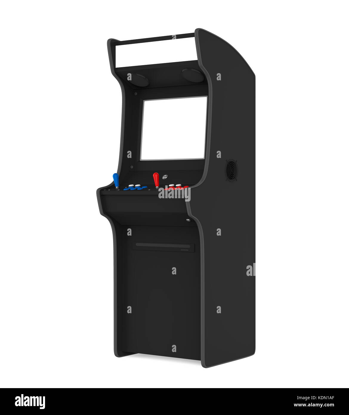 Arcade Game Machine Isolated Stock Photo - Alamy