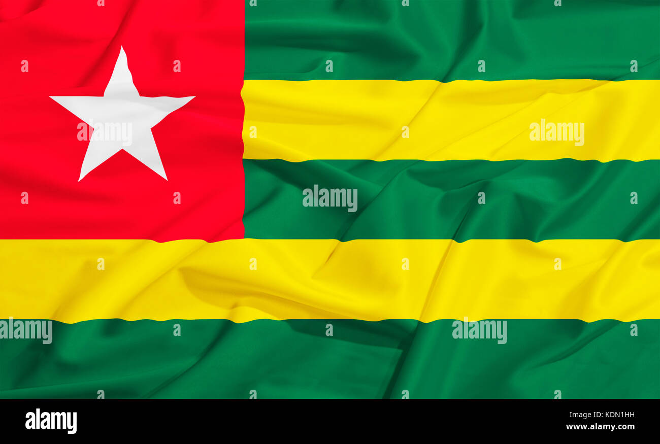 Togo waving flag hi-res stock photography and images - Alamy