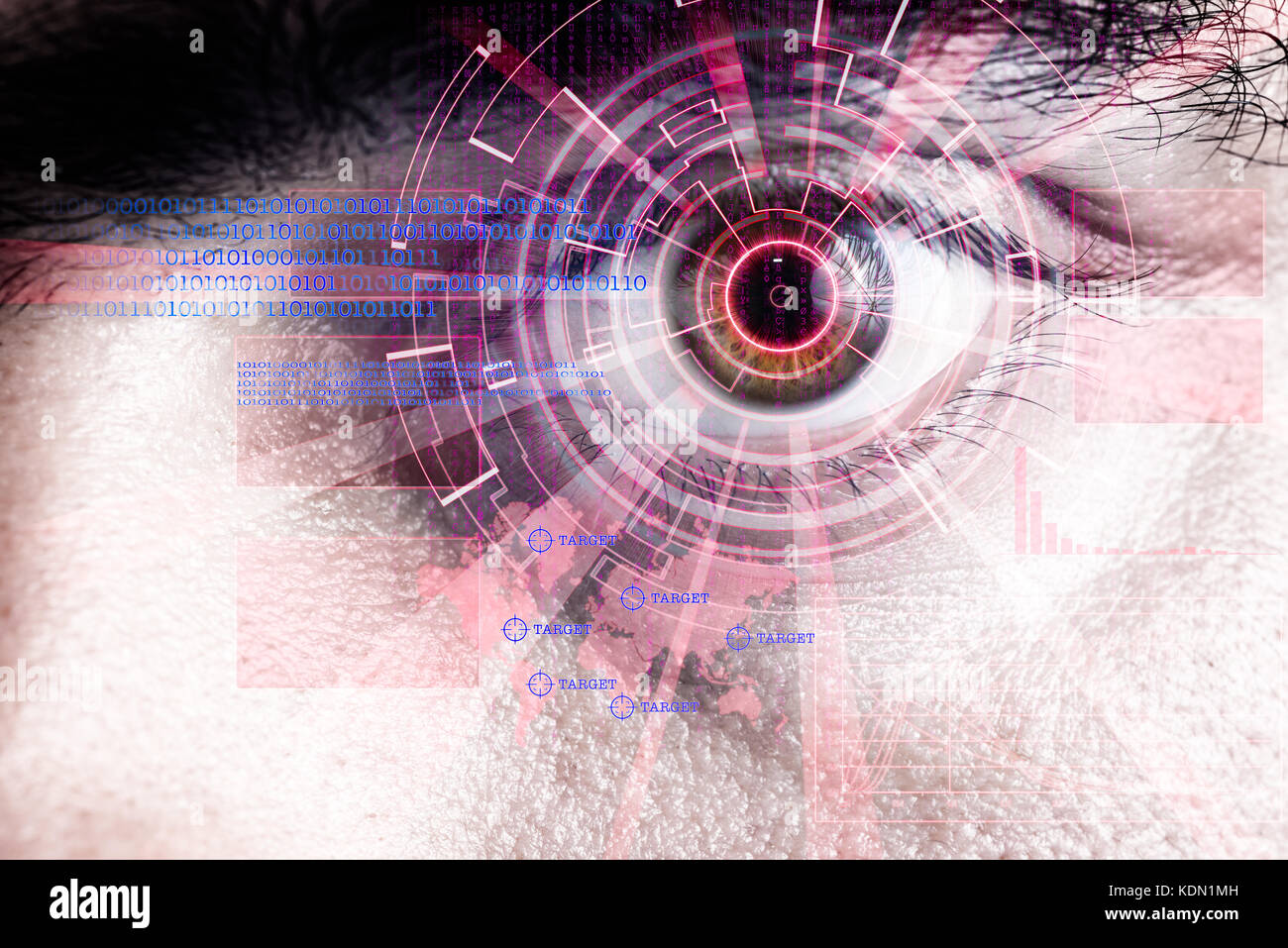 Digital rendering eye hi-res stock photography and images - Alamy