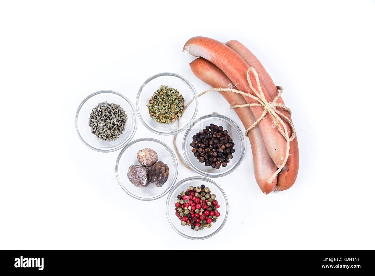 Wurstel frankfurters pork Cut Out Stock Images & Pictures - Alamy