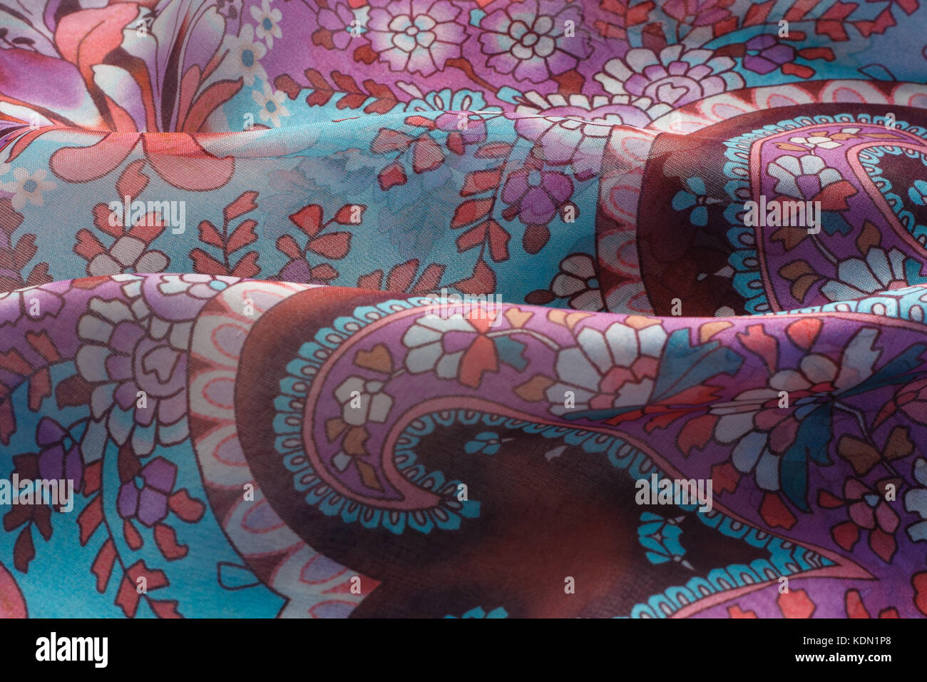 Cords of light colored fabric with a pattern Stock Photo - Alamy