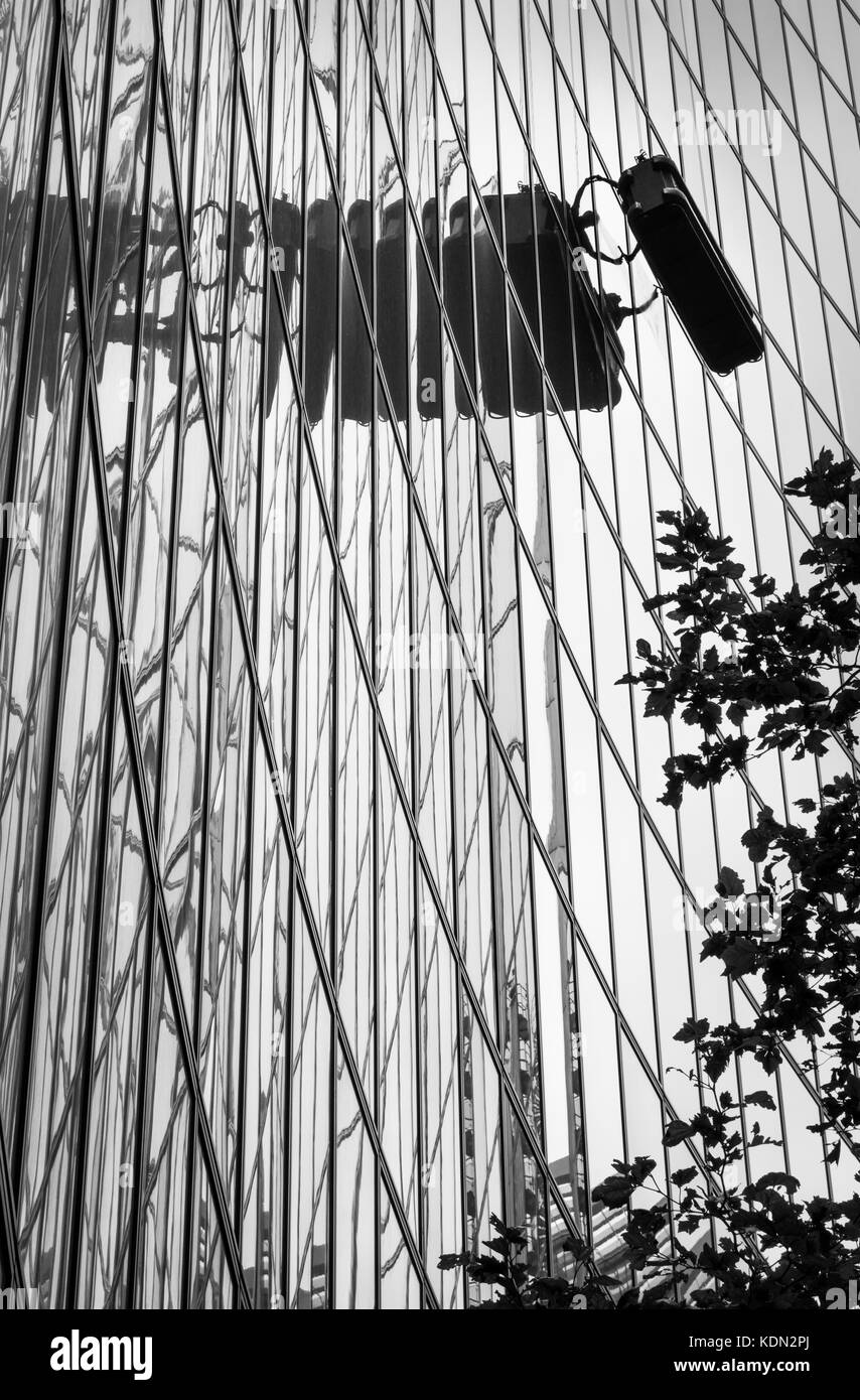 Window cleaner high Black and White Stock Photos & Images - Alamy