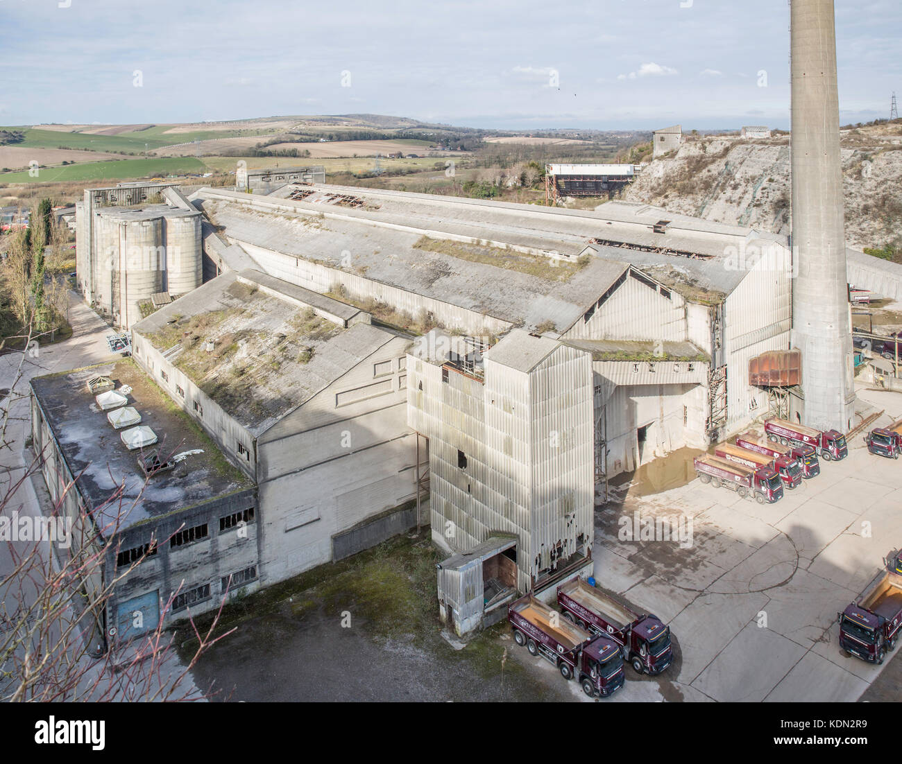 Shoreham Cement Works Stock Photo - Alamy