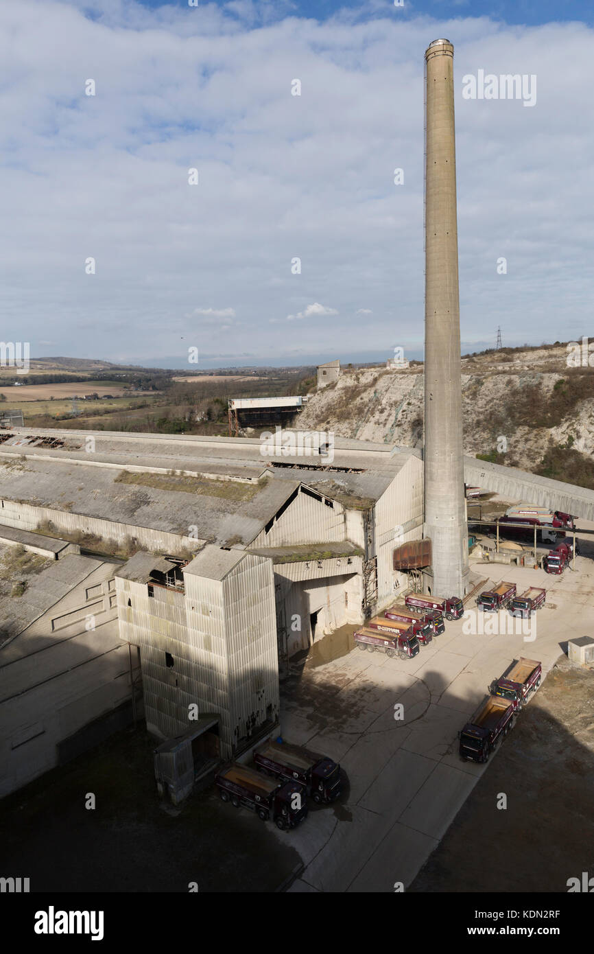 Shoreham Cement Works Stock Photo - Alamy