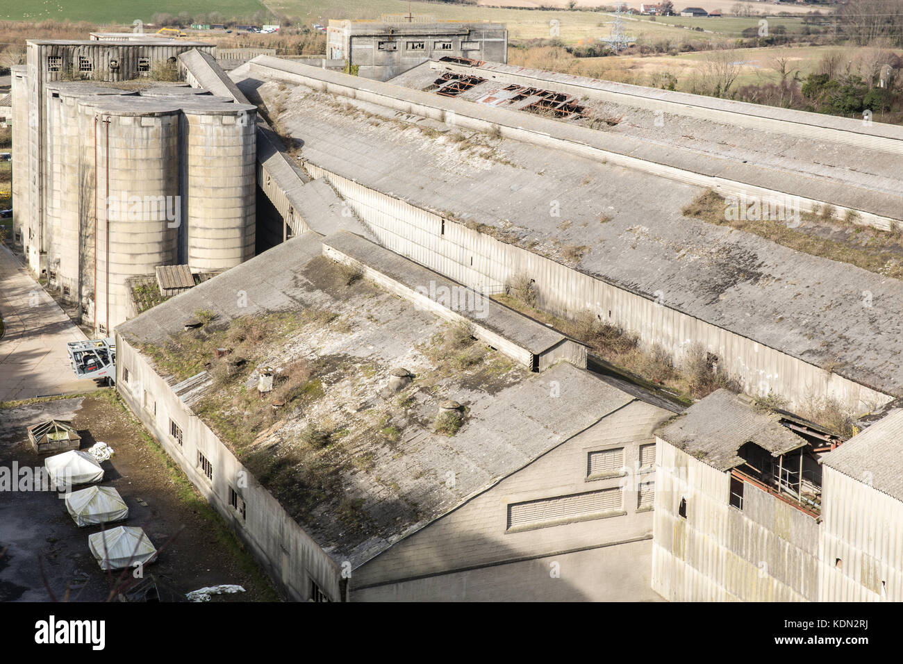 Shoreham Cement Works Stock Photo - Alamy