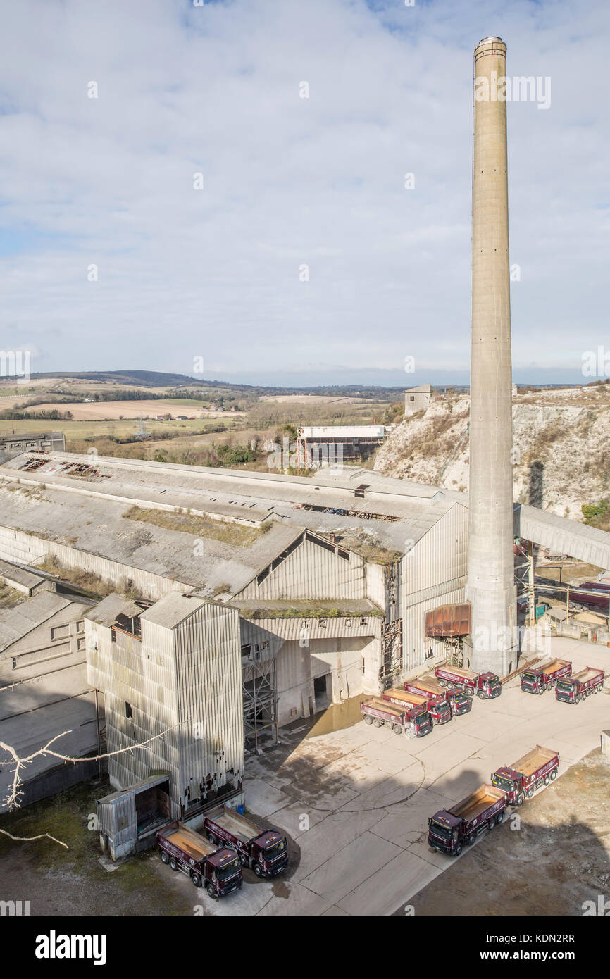 Shoreham Cement Works Stock Photo - Alamy