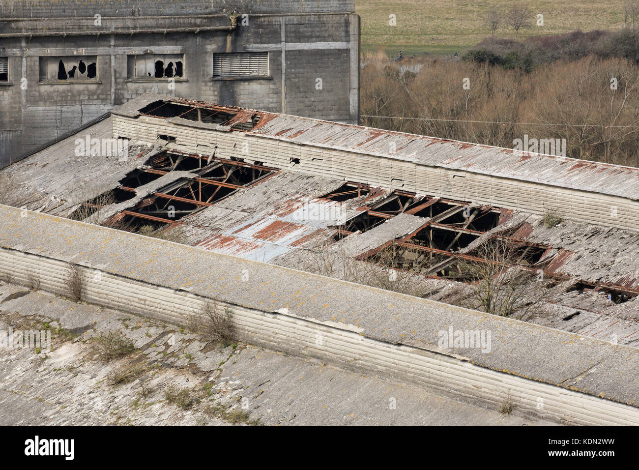 Shoreham Cement Works Stock Photo - Alamy