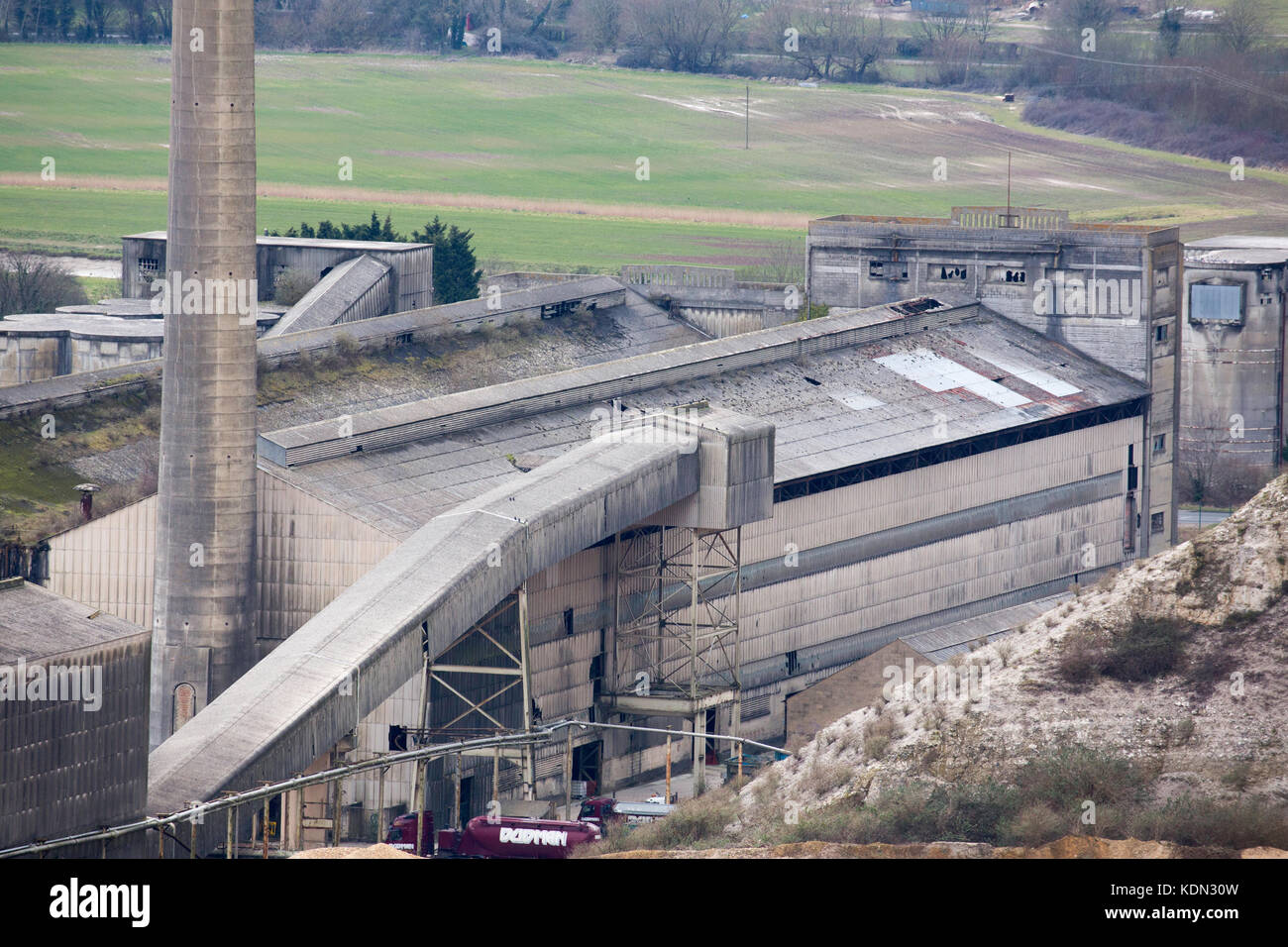Shoreham Cement Works Stock Photo - Alamy