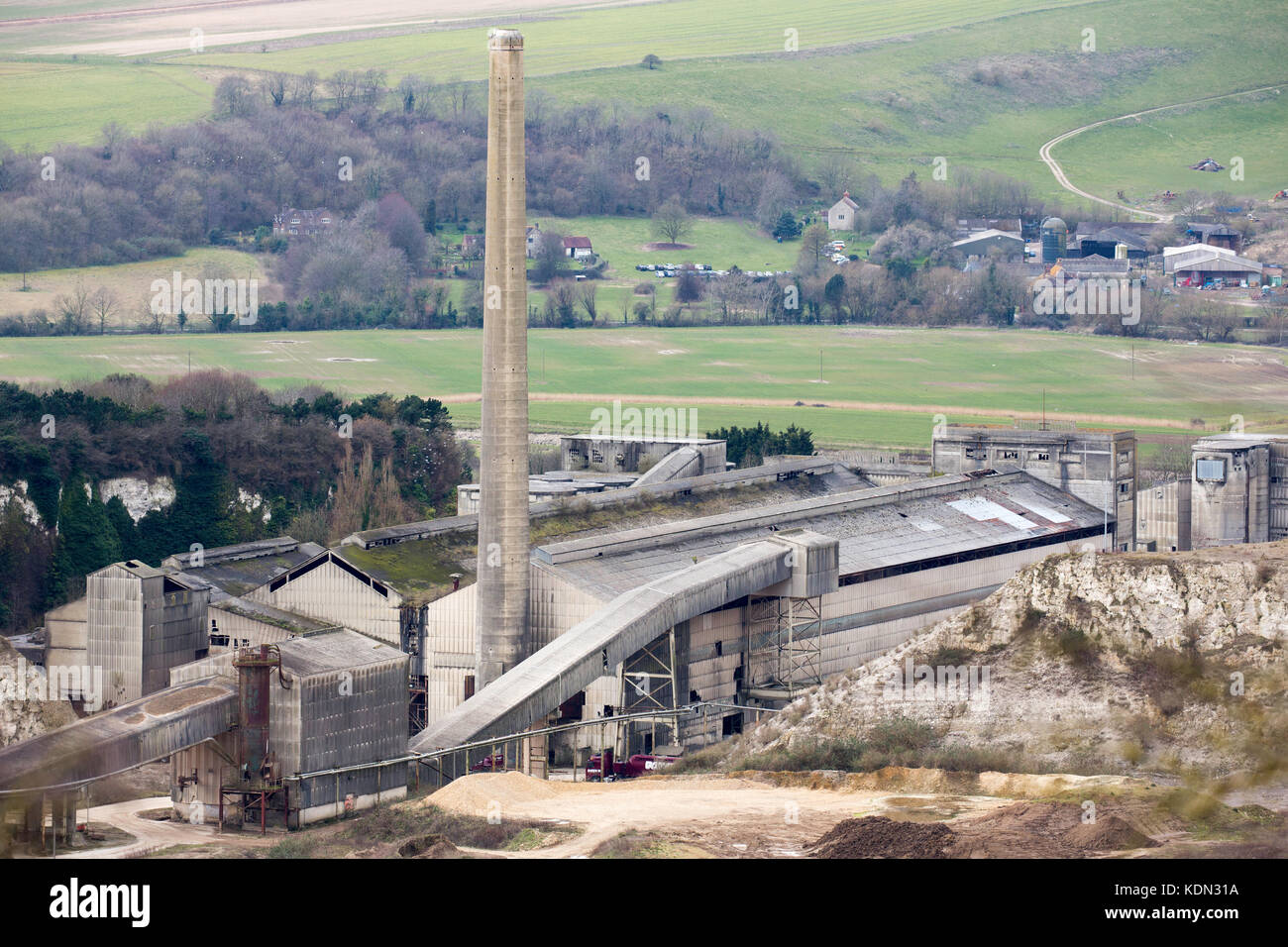 Shoreham Cement Works Stock Photo - Alamy