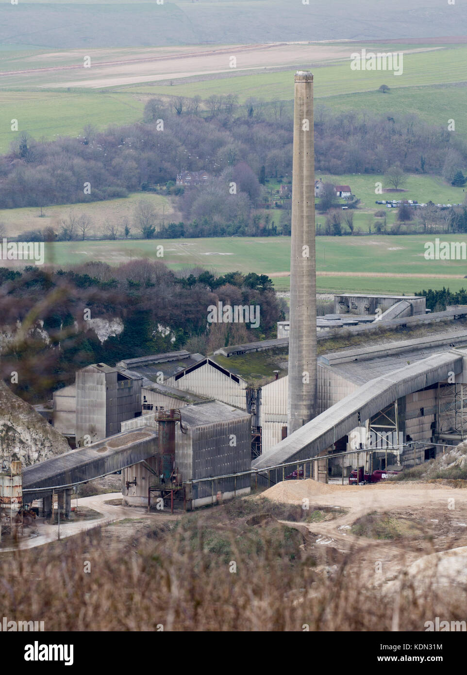 Shoreham Cement Works Stock Photo - Alamy