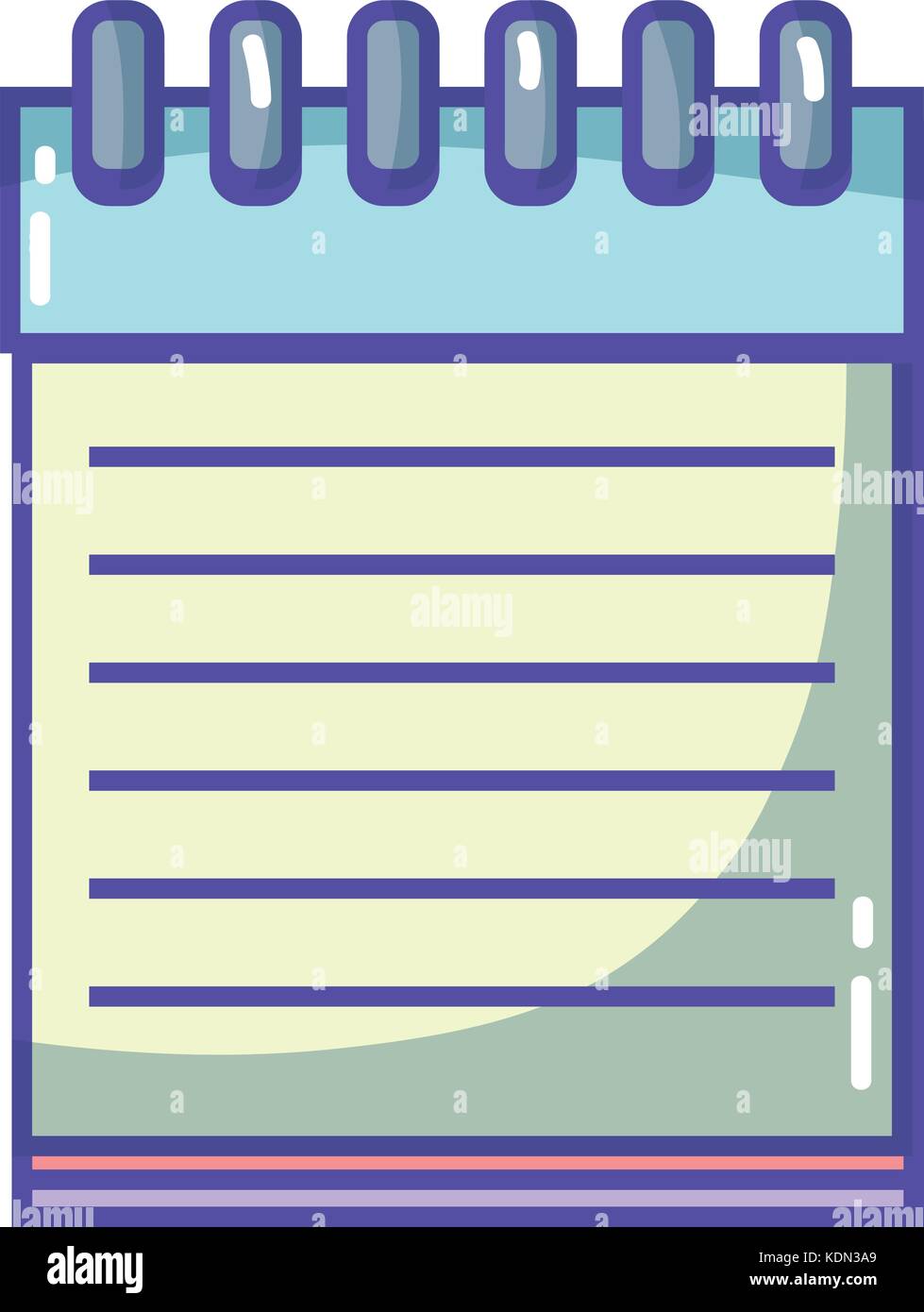 notebook papers object design to write Stock Vector Image & Art - Alamy