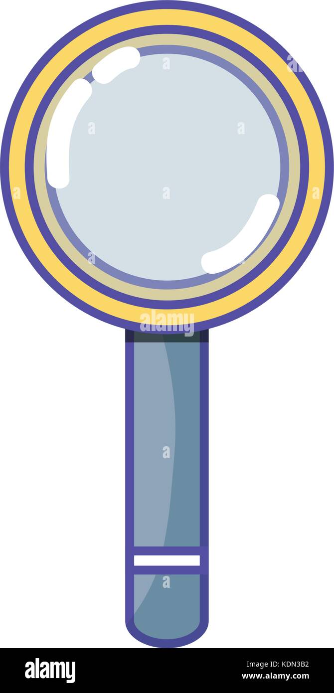 magnifying glass tool object design Stock Vector Image & Art - Alamy