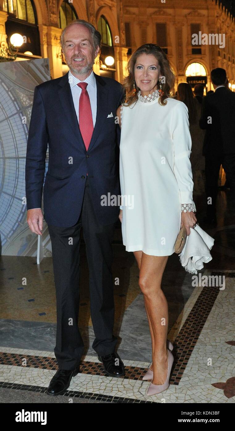 Celebration dinner for the 150th Anniversary of the Gallery Vittorio Emanuele Featuring: Guido ...