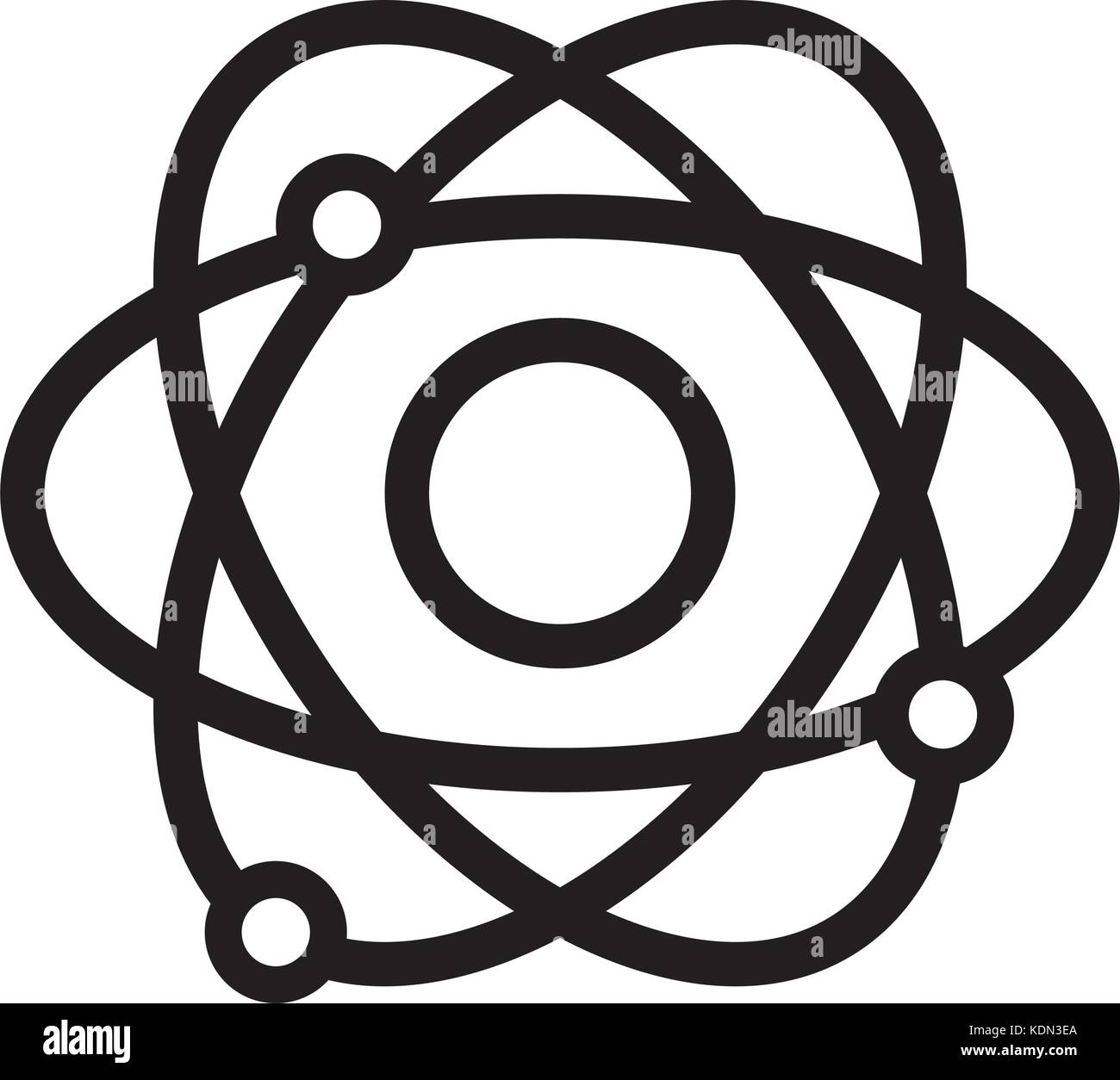 line physics orbit atom chemistry education Stock Vector Image & Art ...