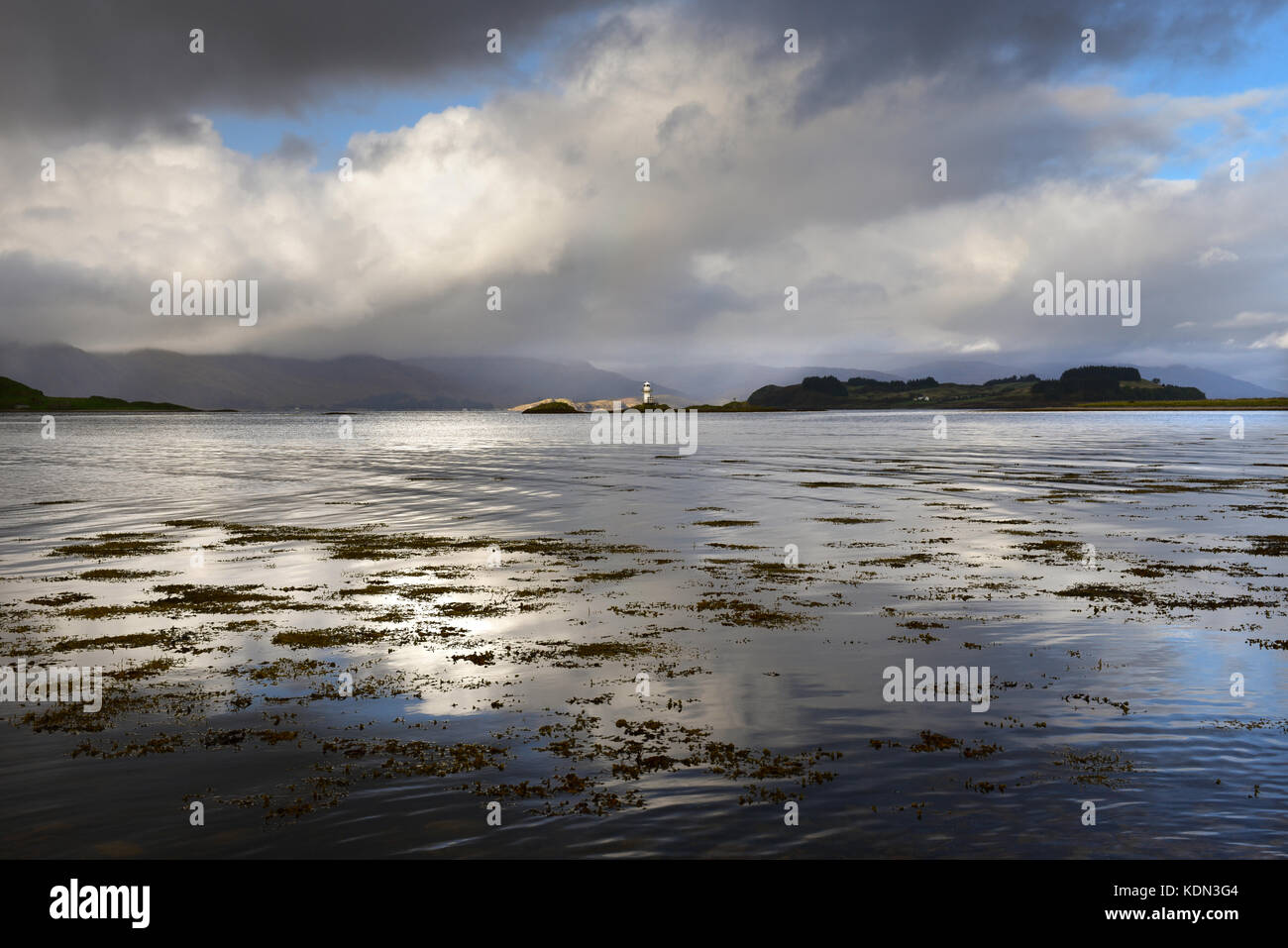 The Lynn of Lorn from Port Appin Scotland Stock Photo - Alamy