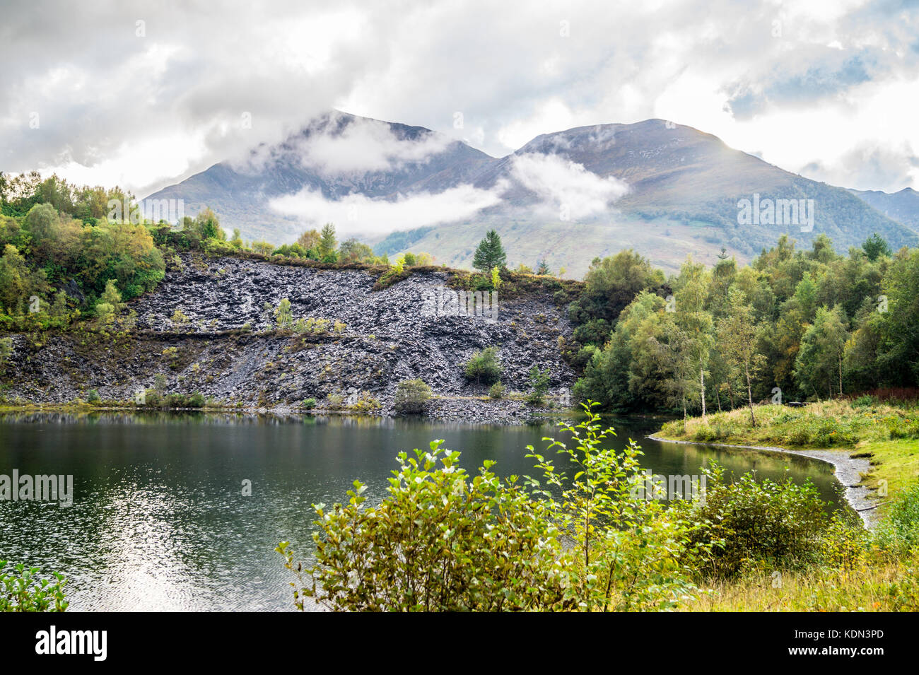 Disused East Laroch slate quarry, South Ballachulish, Loch Leven ...
