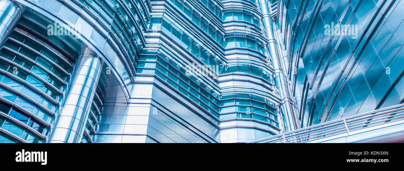 Abstract skyscraper background, The Petronas Towers, Kuala Lumpur Stock ...
