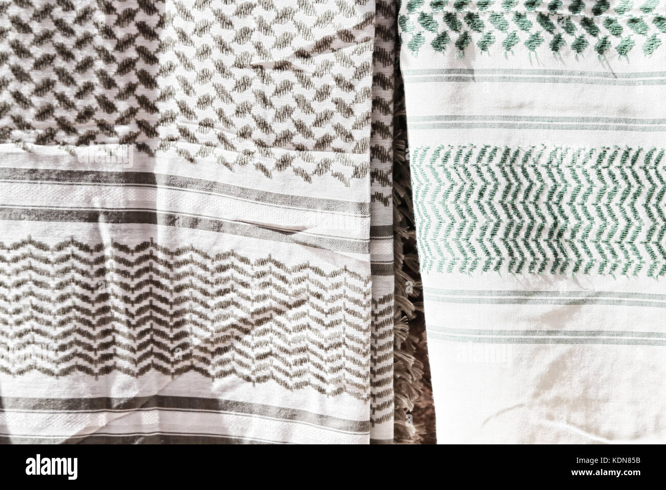 the texture of the cotton traditional symbolic arabian scarf like ...