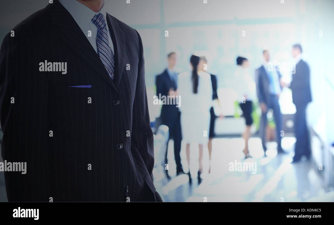 Young attractive business people - the elite business team Stock Photo ...
