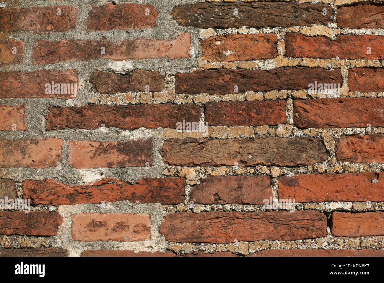Hintergrund alte Ziegelstein- Backstein Mauer - Background old brick ...