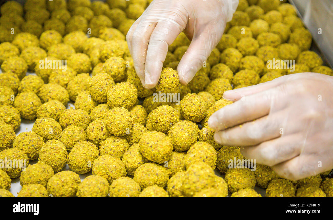 making of sweet,chocolate and candy in factory Stock Photo - Alamy