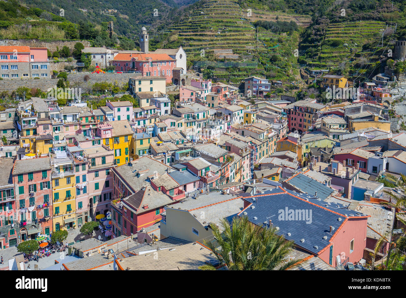 Ariel view village hi-res stock photography and images - Alamy