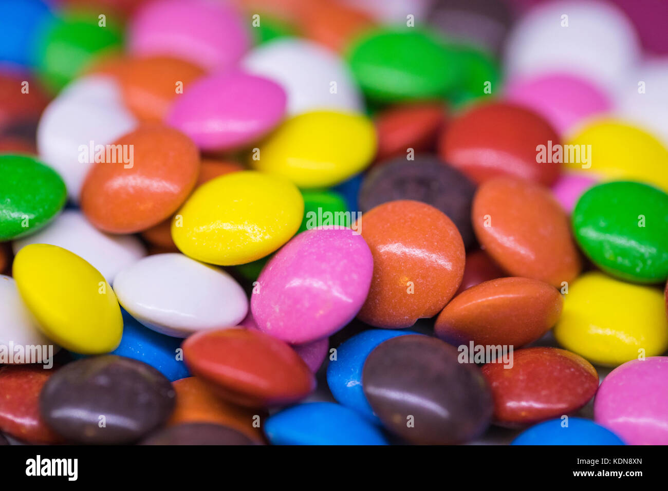 Background of colorful candy drops Stock Photo - Alamy