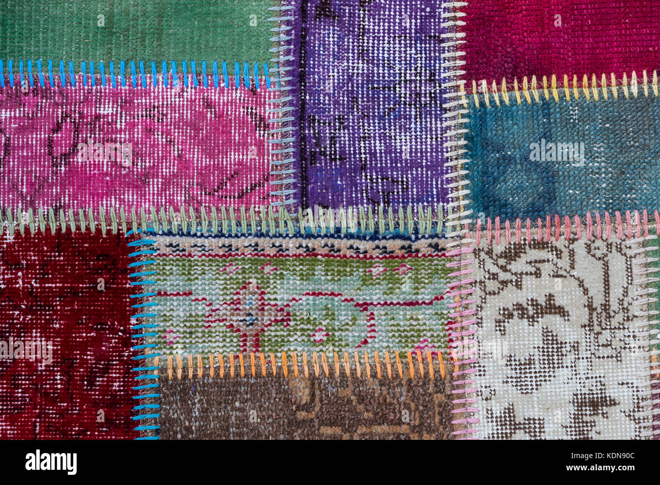 Texture of a piece of old carpet Stock Photo - Alamy