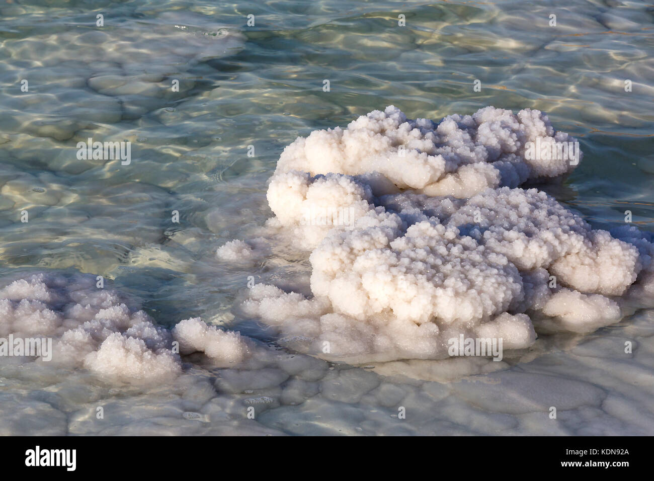 Dead Sea salt deposits stones white crystals Stock Photo - Alamy