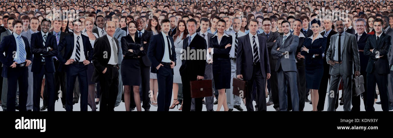 Young attractive business people - the elite business team Stock Photo ...