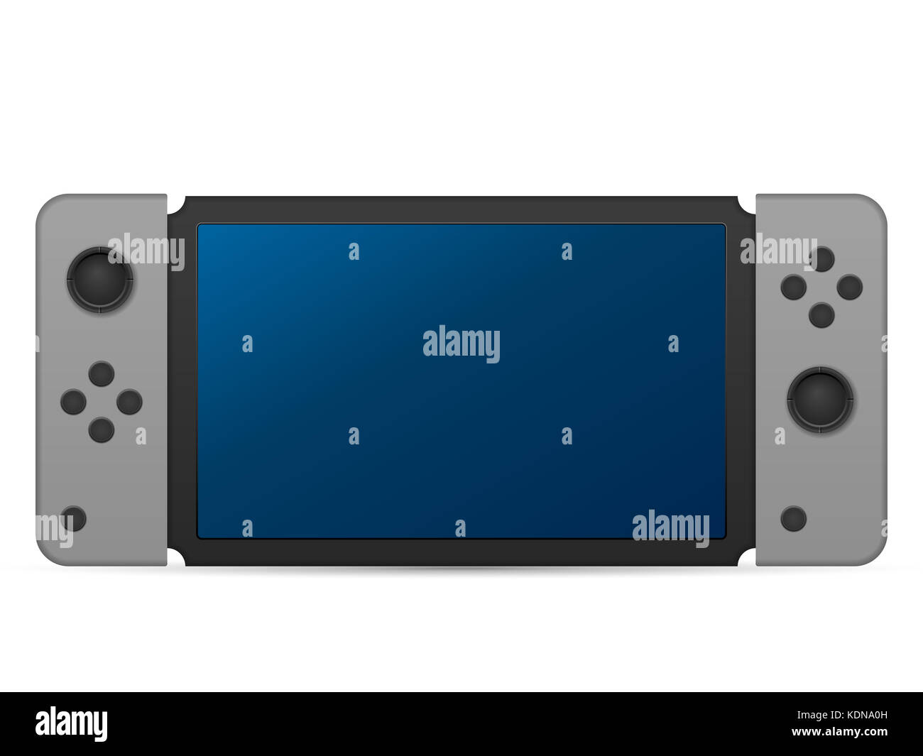 Portable game console on a white background Stock Photo - Alamy