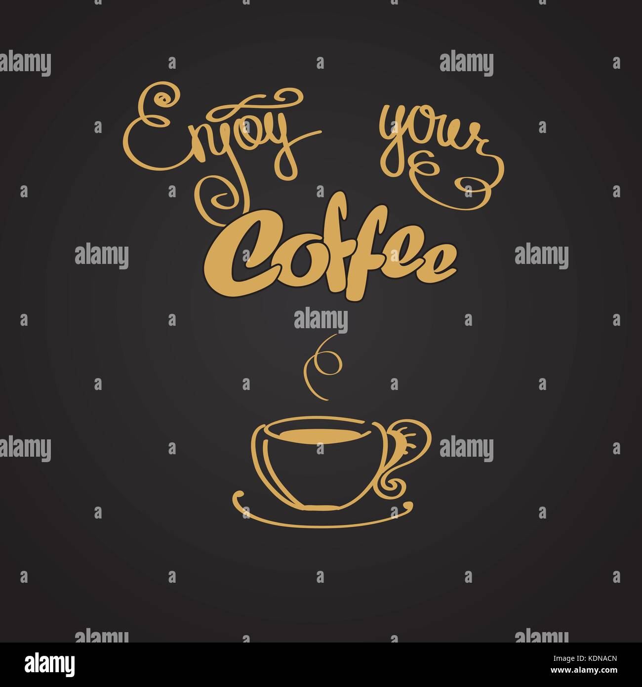 Enjoy your drink Stock Vector Images - Alamy