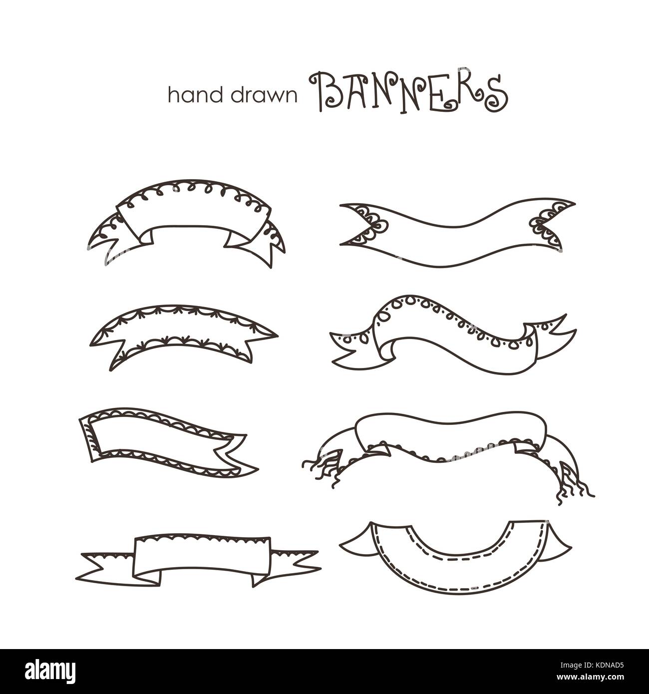 Parchment ribbons Cut Out Stock Images & Pictures - Alamy