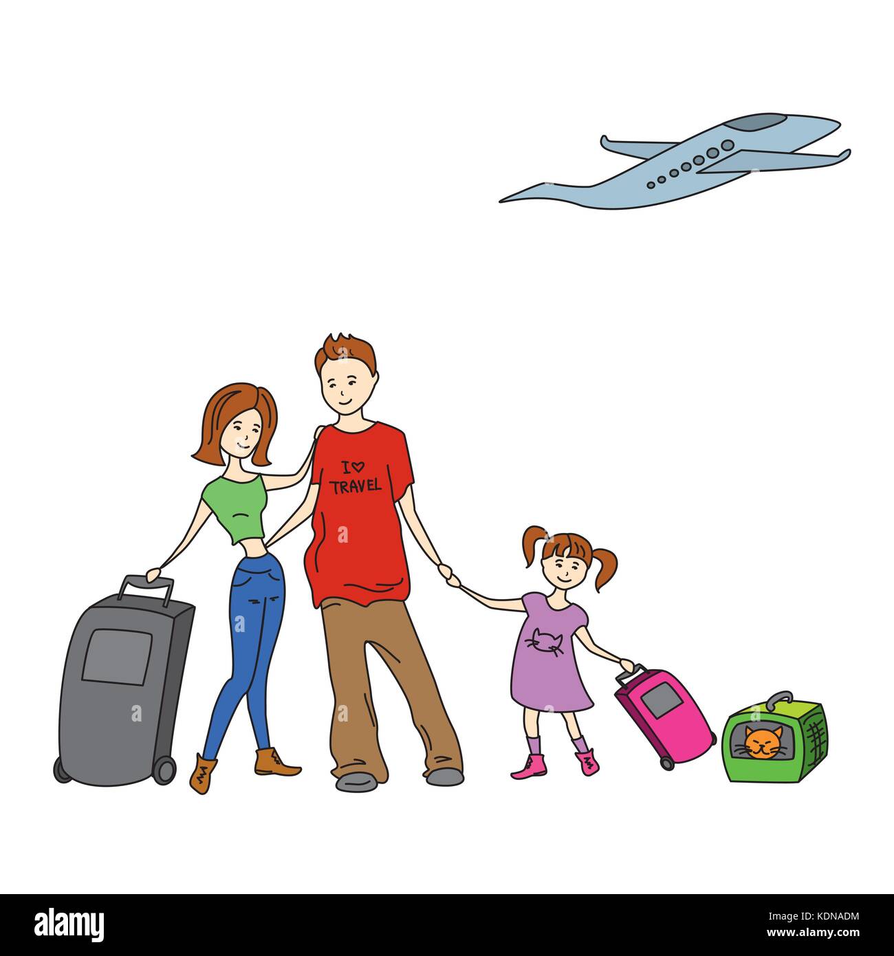 Visiting vector vectors Cut Out Stock Images & Pictures - Alamy