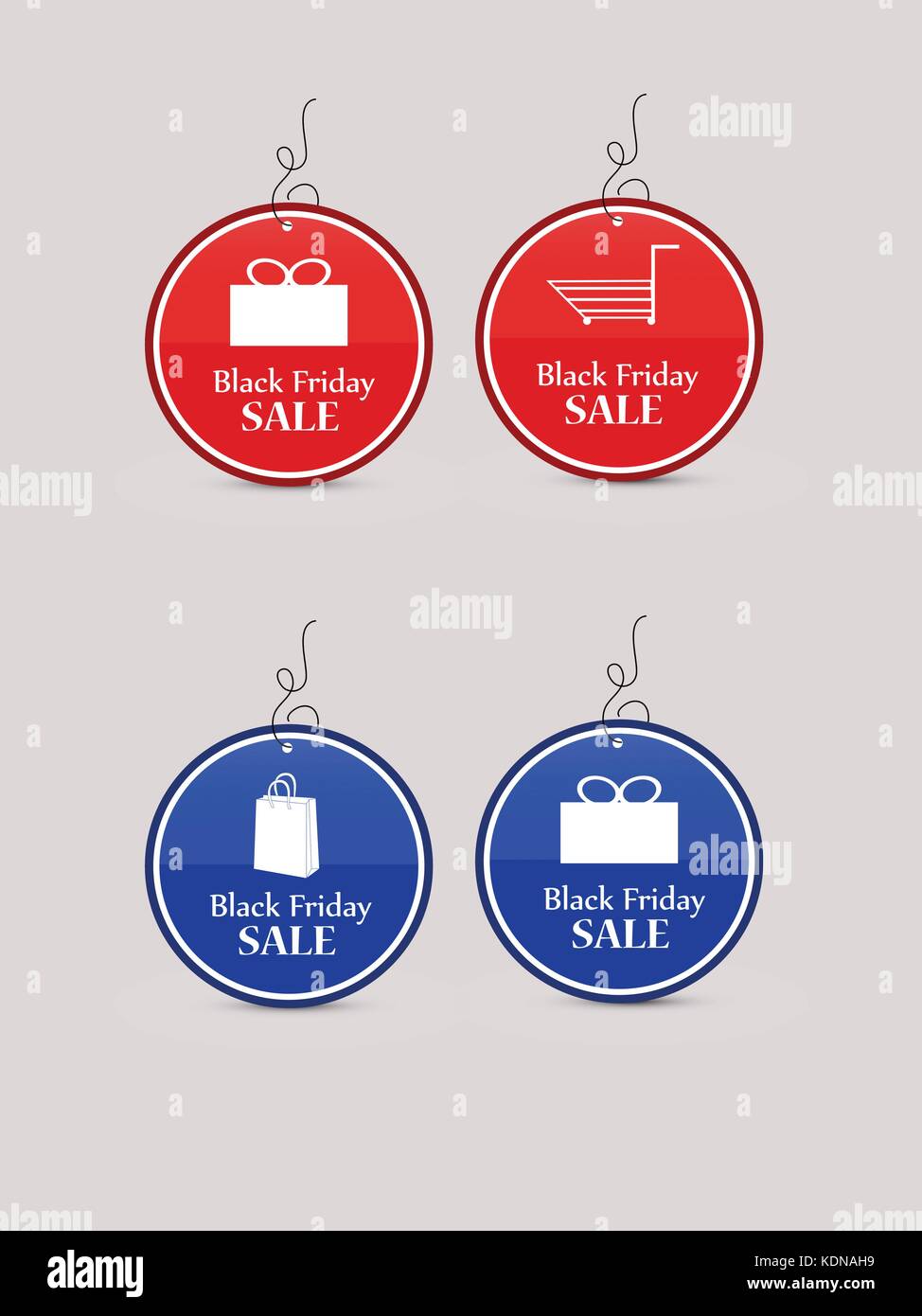 illustration of elements of black friday background Stock Vector Image ...