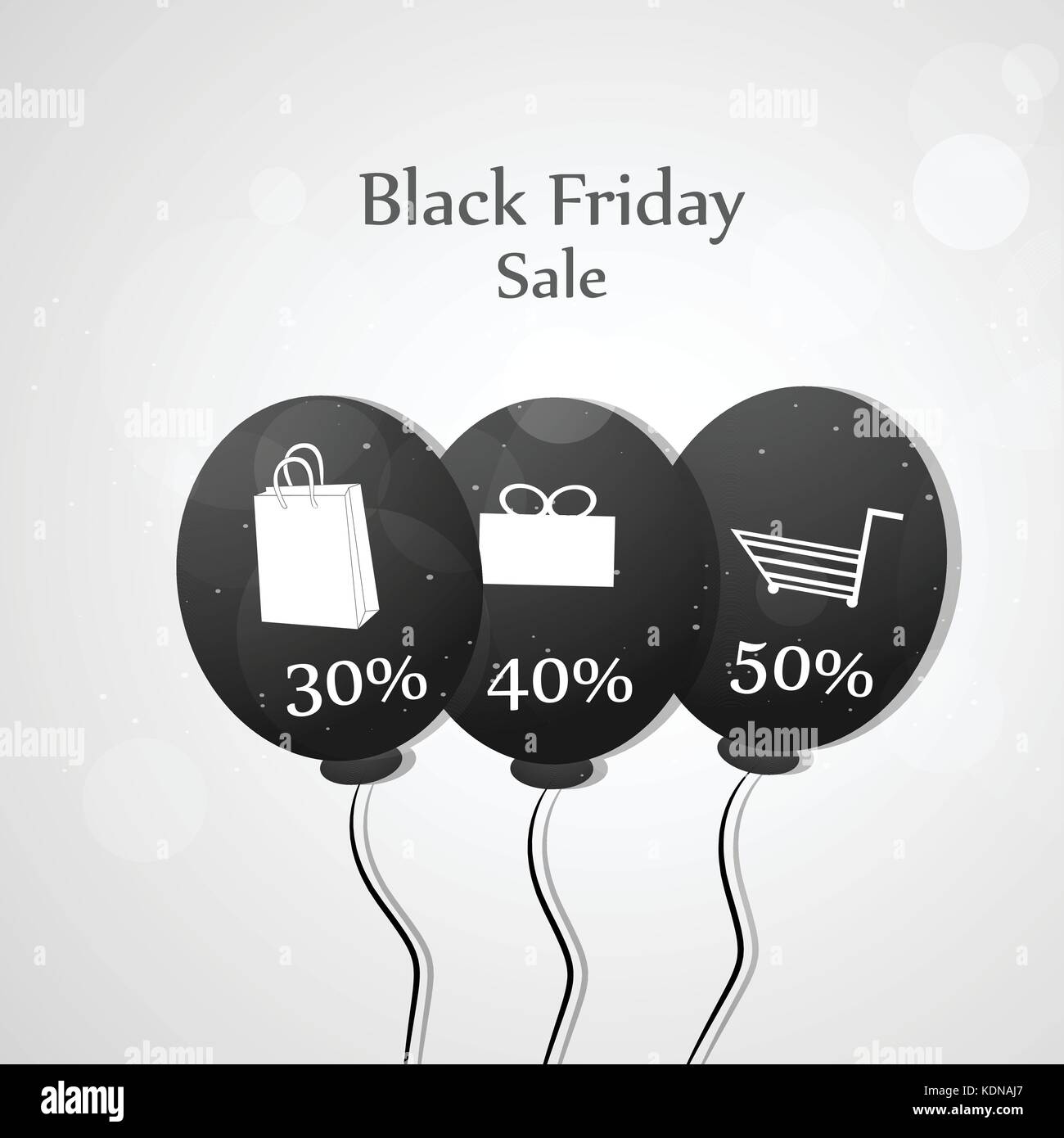 illustration of elements of black friday background Stock Vector Image ...