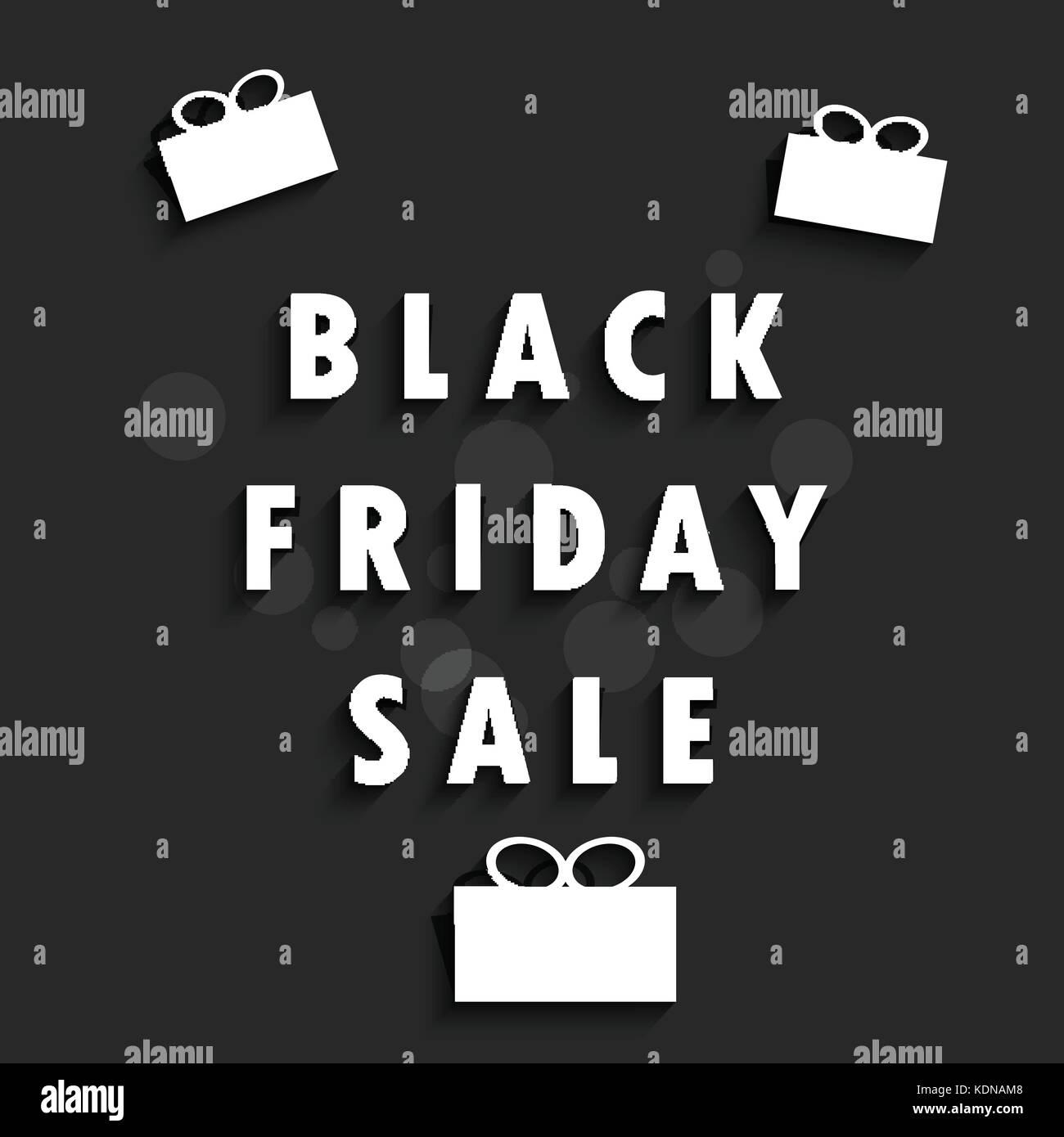 illustration of elements of black friday background Stock Vector Image ...