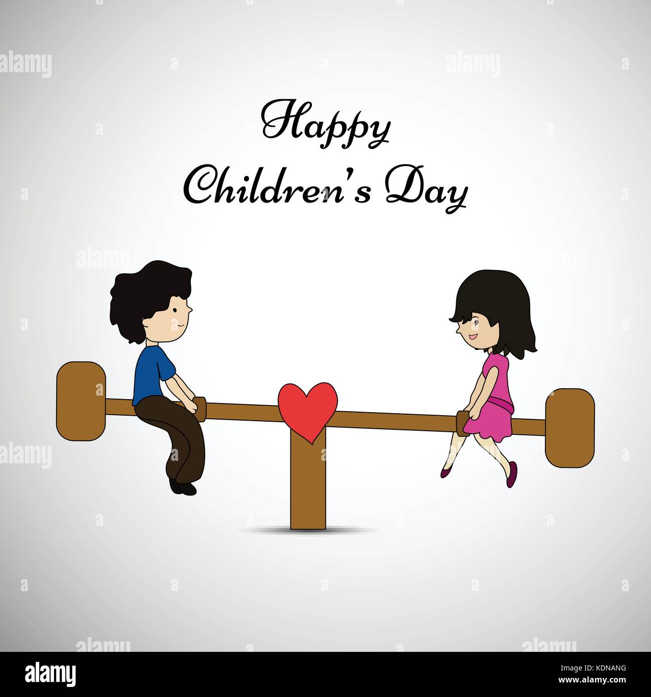 illustration of elements of Children's Day Background Stock Vector ...